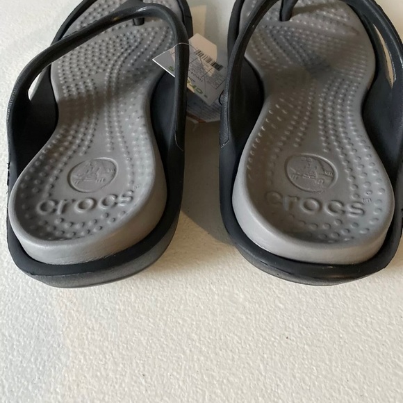 CROCS | Shoes | Crocs Athens Unisex Flip Flops Blacksmoke | Poshmark
